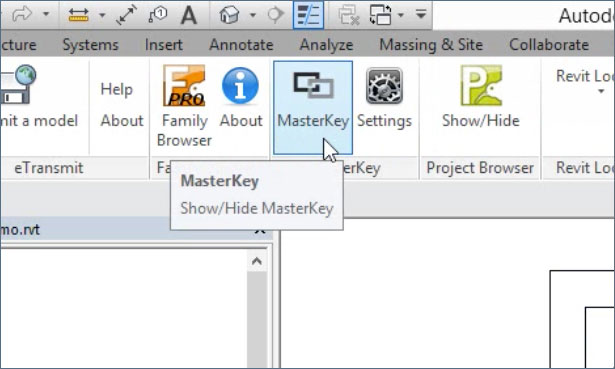 MasterKey for Revit - Installation and Logging In - Masterspec